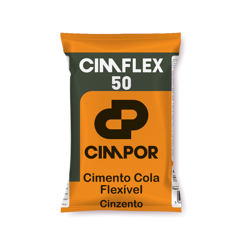 Cimento Cola Flexível Cinzento, Cimflex 50 - Cimpor (Saco 1Kg) - CuboStore