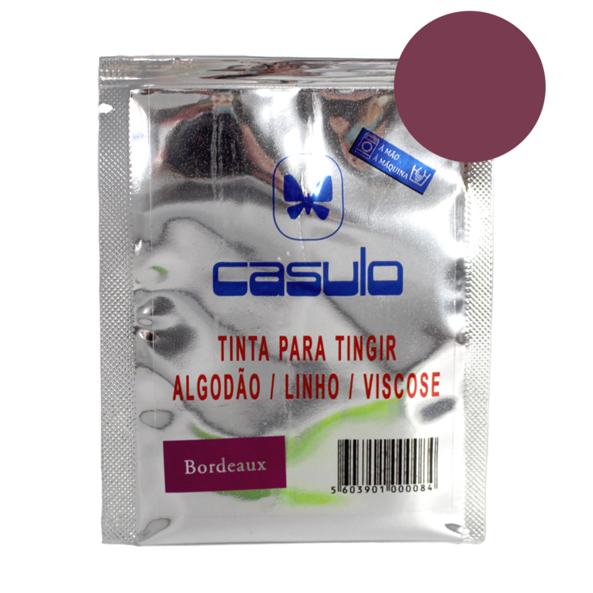 Tinta em pó bordeaux - Casulo (Saqueta 12g) - CuboStore